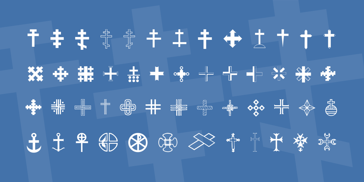 15 Free Cross Fonts · 1001 Fonts