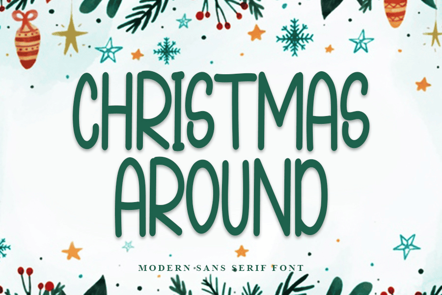 CHRISTMAS ARROUND Font · 1001 Fonts