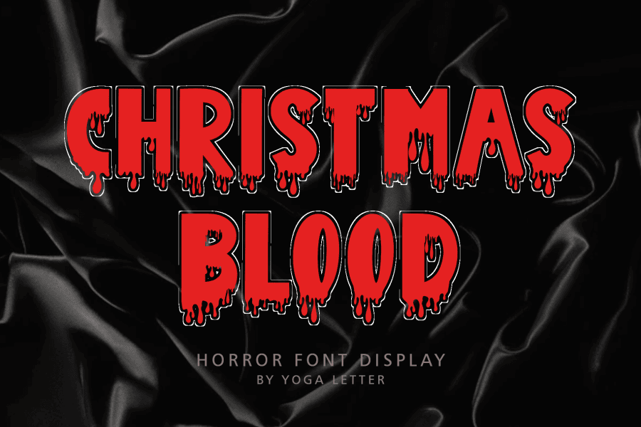Christmas Blood Font · 1001 Fonts