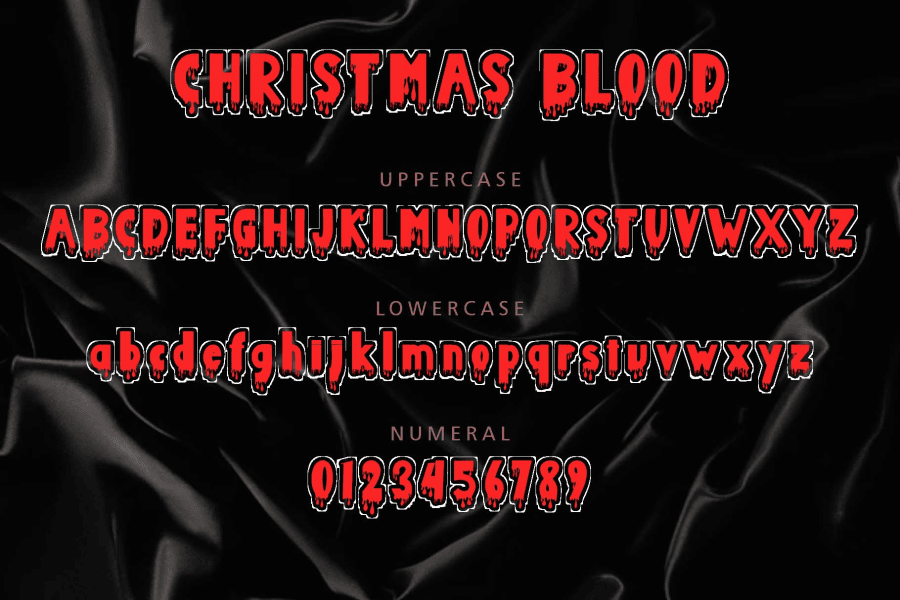 Christmas Blood Font · 1001 Fonts