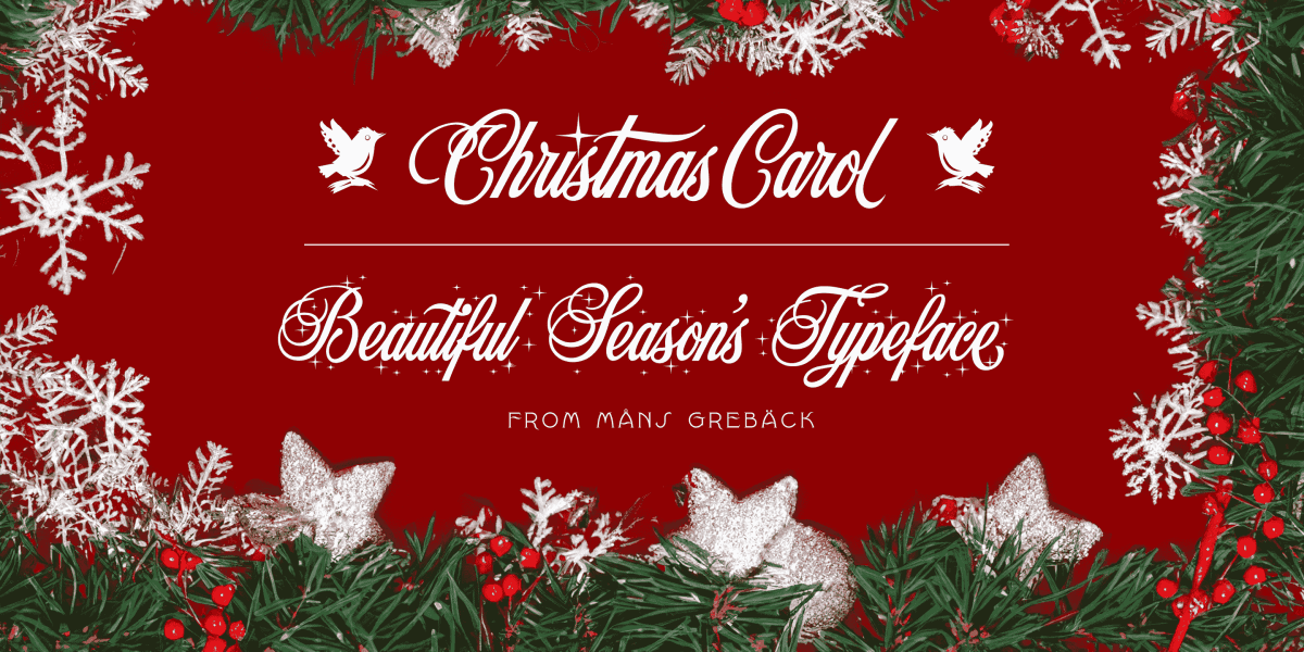 Christmas Carol Font Family · 1001 Fonts