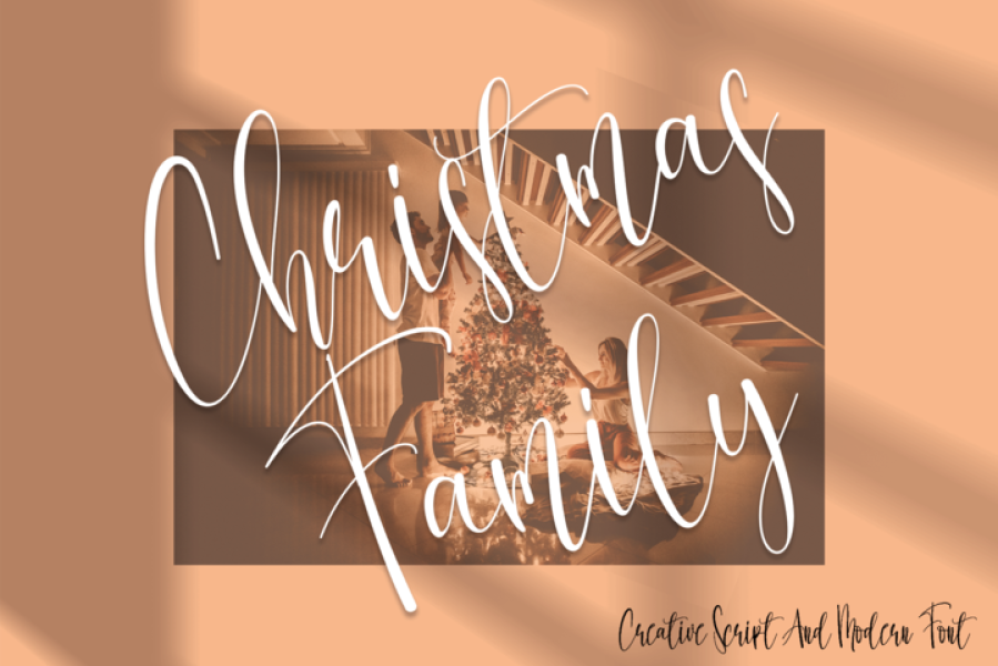 Christmas Family Font · 1001 Fonts