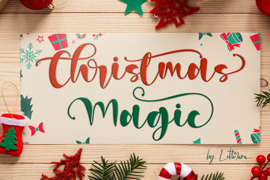 Christmas Magic Font · 1001 Fonts