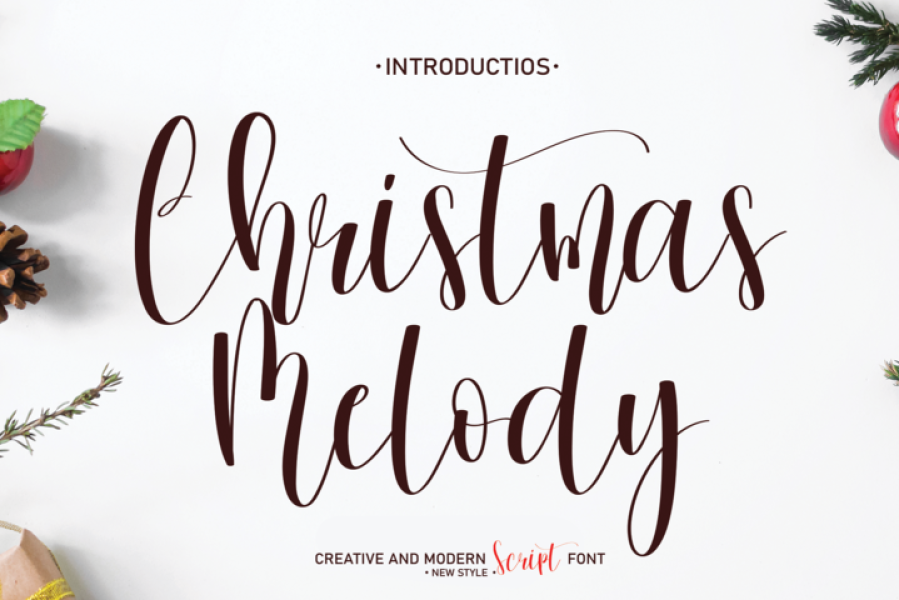 Christmas Melody Font · 1001 Fonts