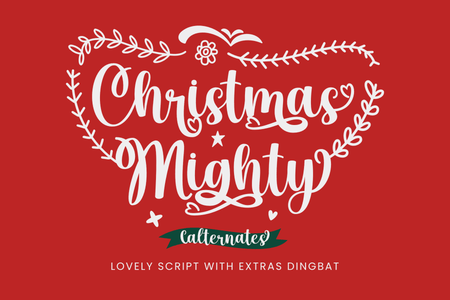 Christmas Mighty Font · 1001 Fonts