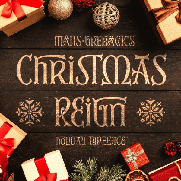 Christmas Reign Font Family · 1001 Fonts