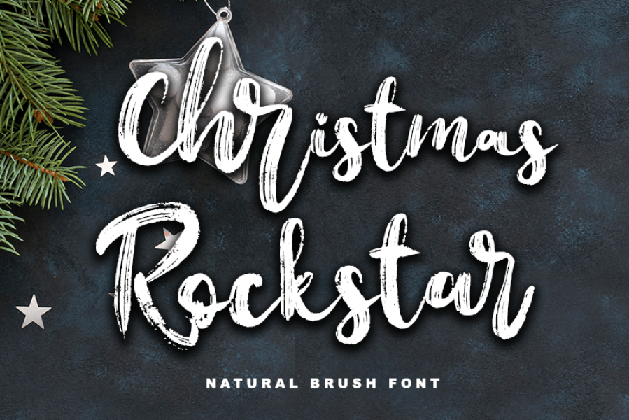 Christmas Rockstar - Personal u Font · 1001 Fonts