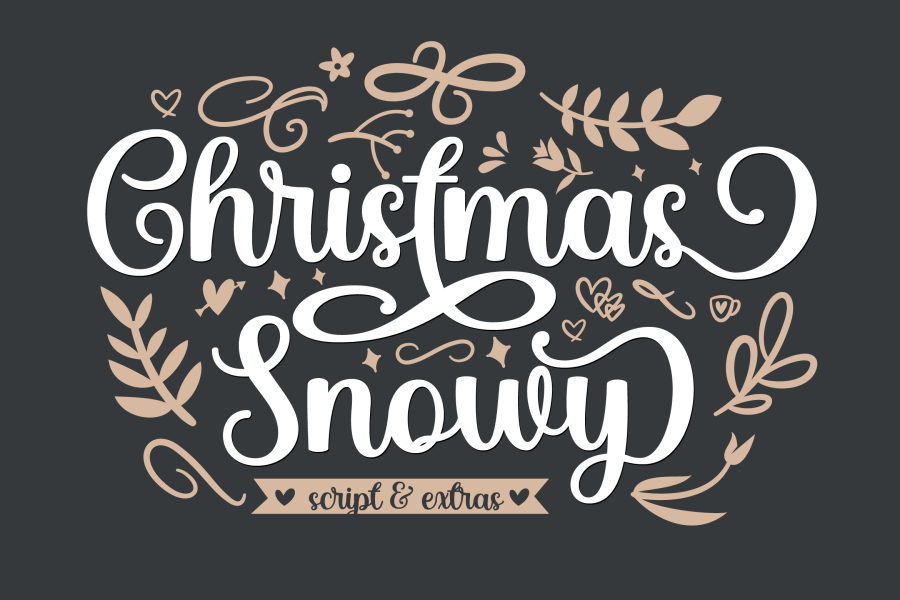 Christmas Snowy Font · 1001 Fonts