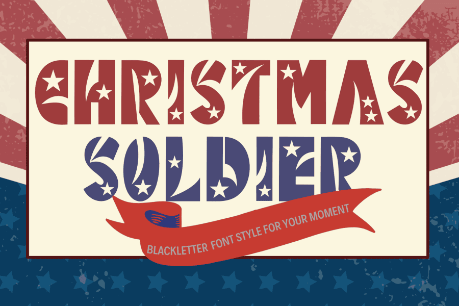 Christmas Soldier Demo Font · 1001 Fonts