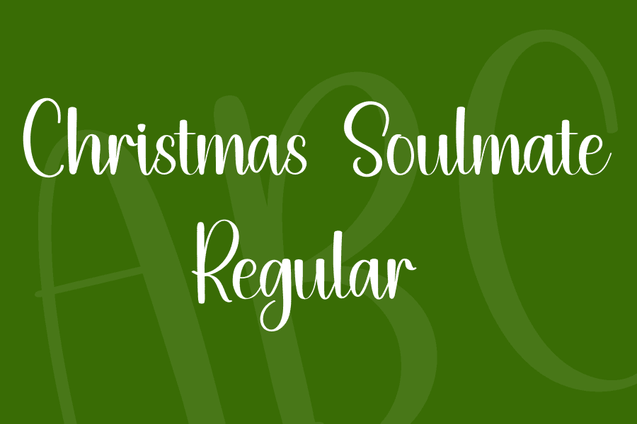 Christmas Soulmate Font · 1001 Fonts