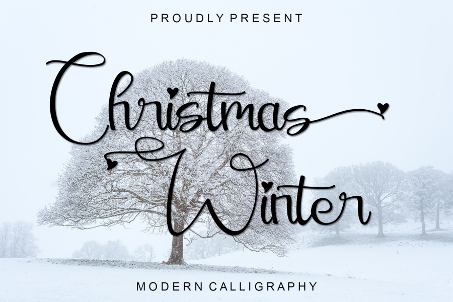 Christmas Winter Font · 1001 Fonts