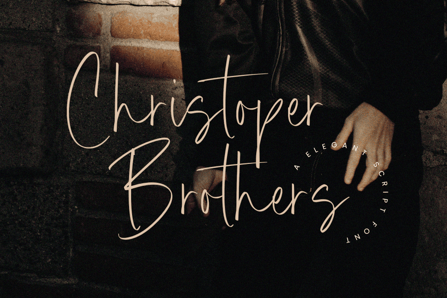 Christoper Brothers Font · 1001 Fonts