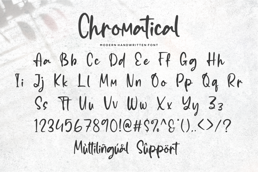 Chromatical Font · 1001 Fonts