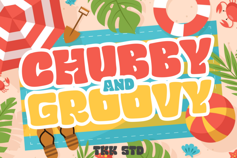 Chubby And Groovy Font · 1001 Fonts