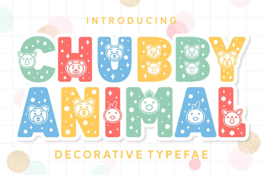 Chubby Animal Font · 1001 Fonts