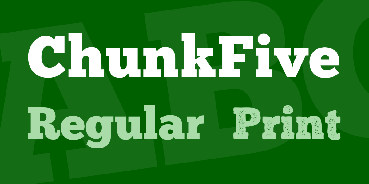 ChunkFive Font Family · 1001 Fonts
