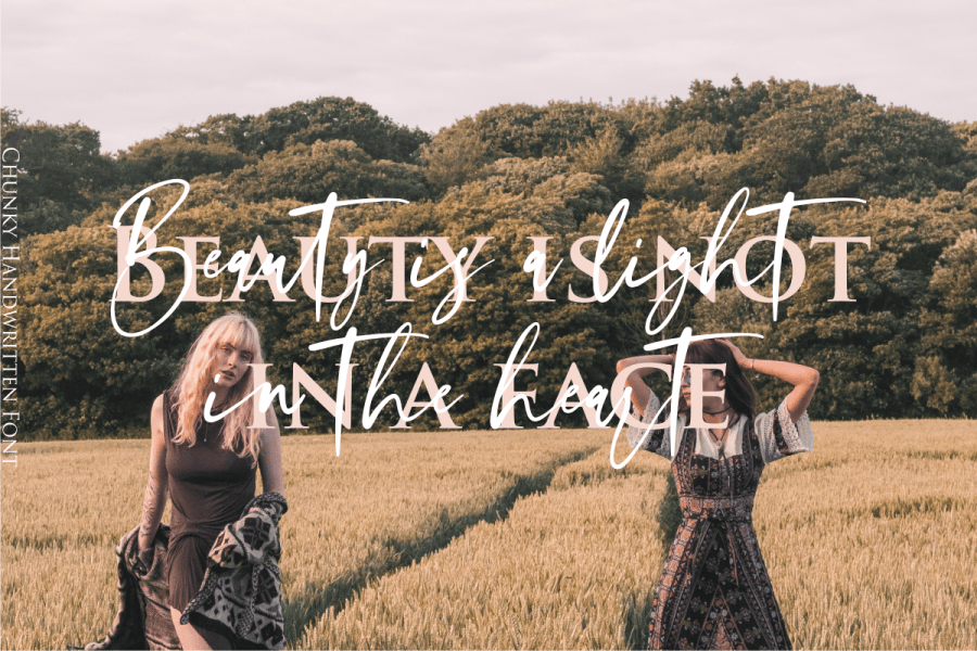 Chunky Font · 1001 Fonts