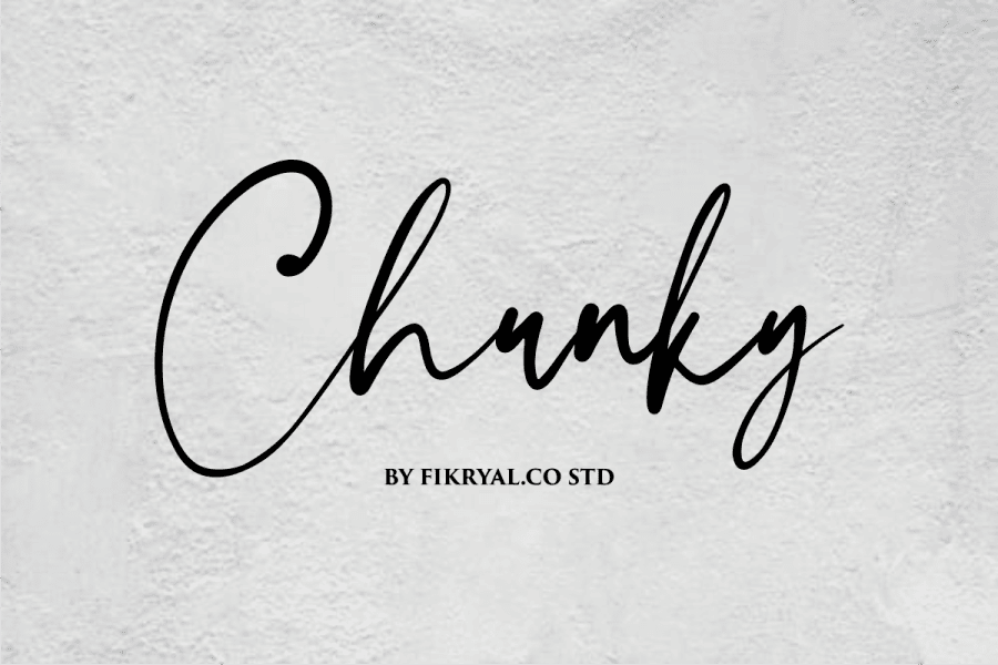 Chunky Font · 1001 Fonts