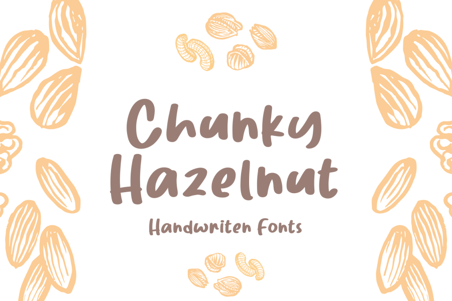 Chunky Hazelnut Font · 1001 Fonts