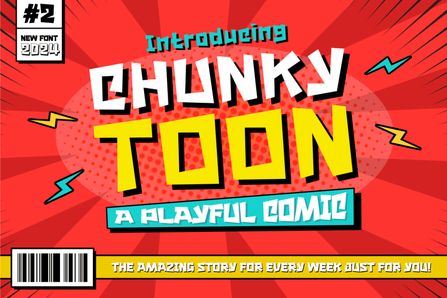 Chunky Toon Font · 1001 Fonts
