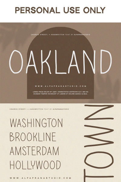 Church Street Font · 1001 Fonts