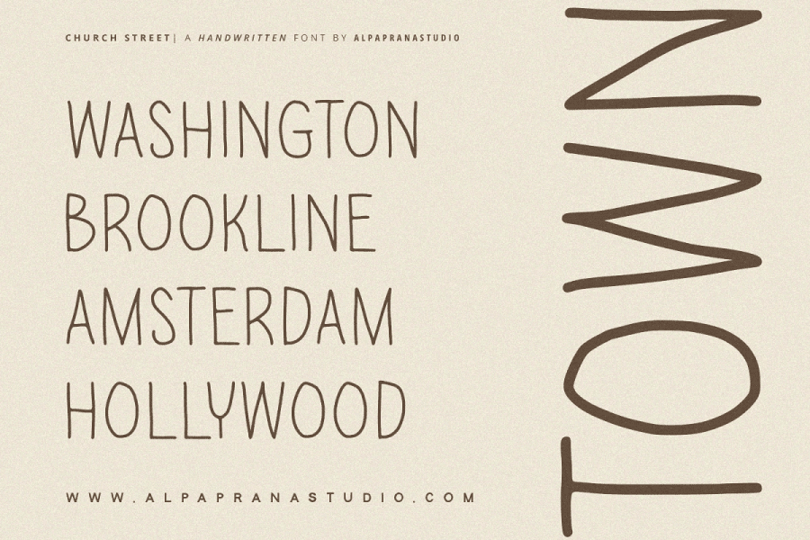 Church Street Font · 1001 Fonts