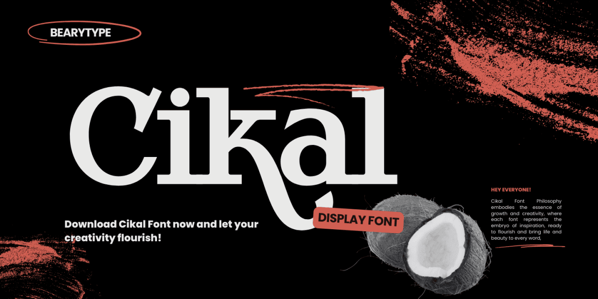 Cikal Font · 1001 Fonts