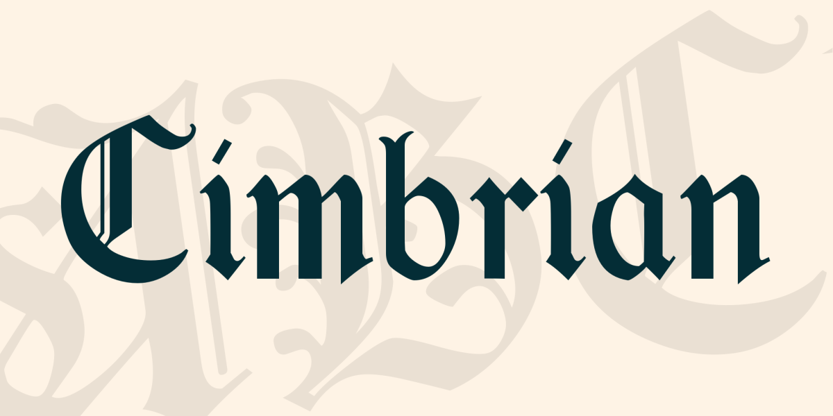 Cimbrian Font · 1001 Fonts
