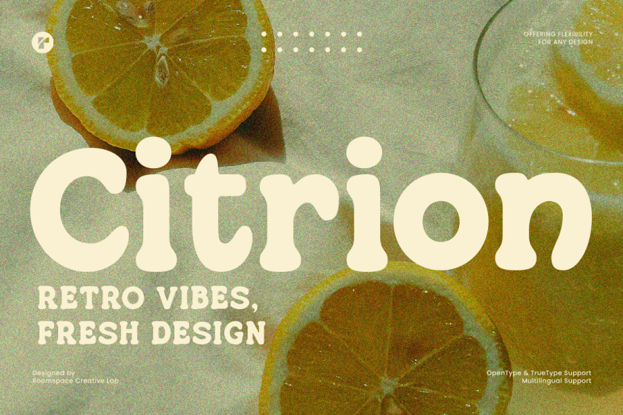 Citrion Font Family · 1001 Fonts