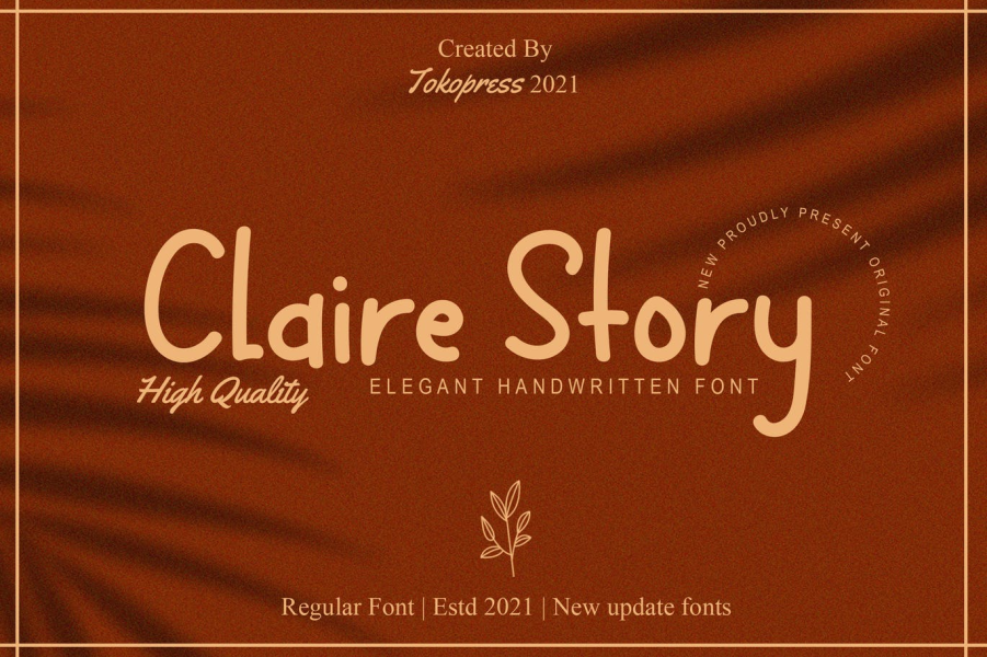 Claire Story Font · 1001 Fonts