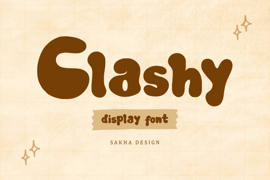 Clashy - Personal Use Font · 1001 Fonts