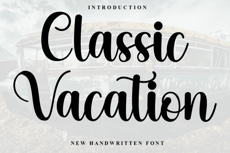 Classic Vacation Font · 1001 Fonts