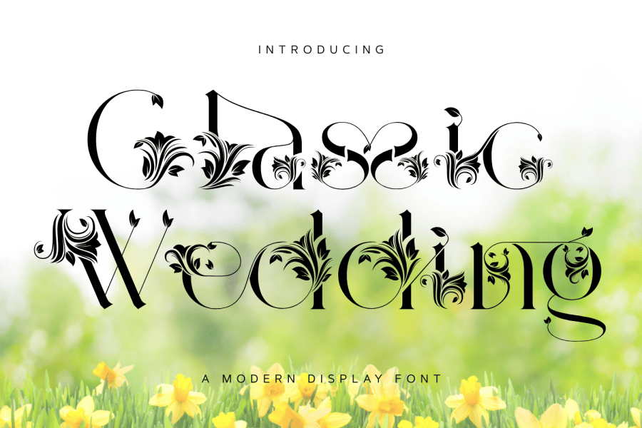 1 Free Floral Display Font · 1001 Fonts
