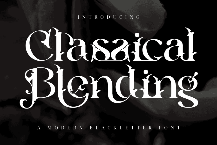 Classical Blending Demo Font · 1001 Fonts