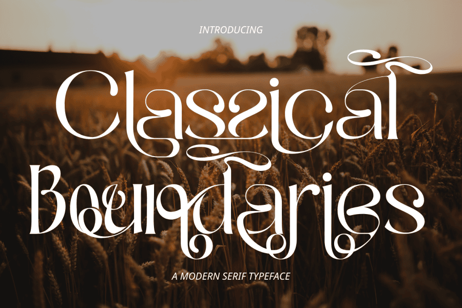 Classical Boundaries Demo Font · 1001 Fonts