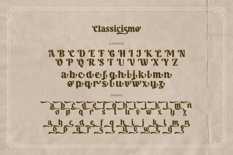 Classicismo Font · 1001 Fonts