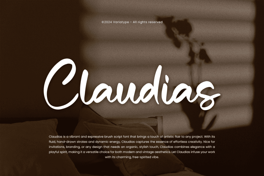 Claudias Font · 1001 Fonts