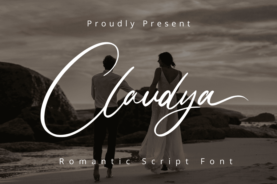 Claudya Font · 1001 Fonts