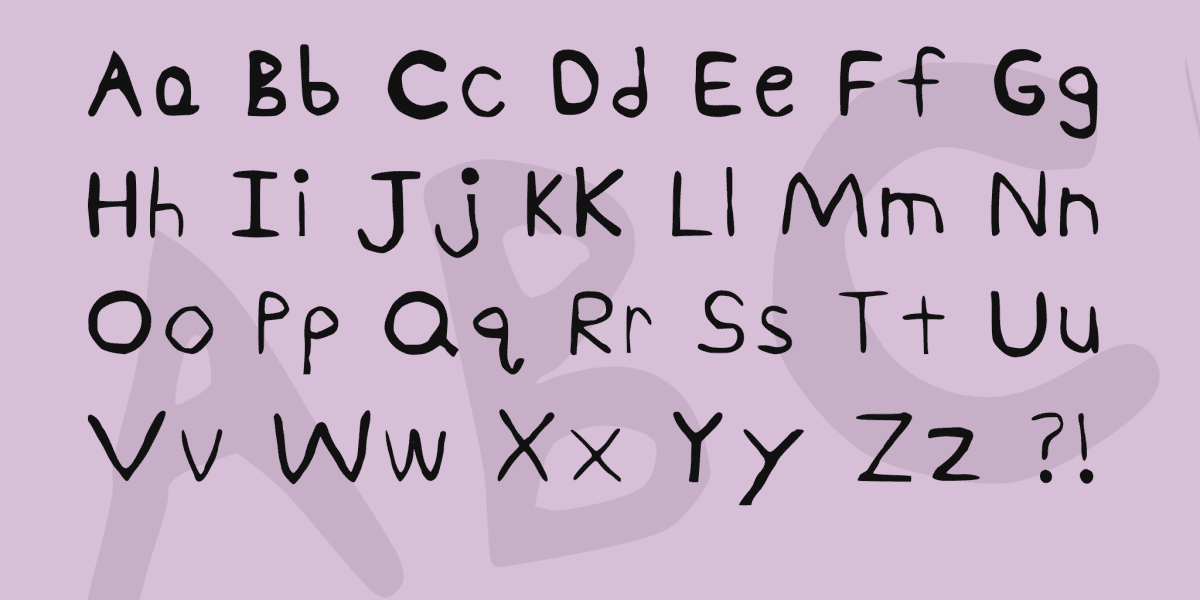Clay Letters Font · 1001 Fonts