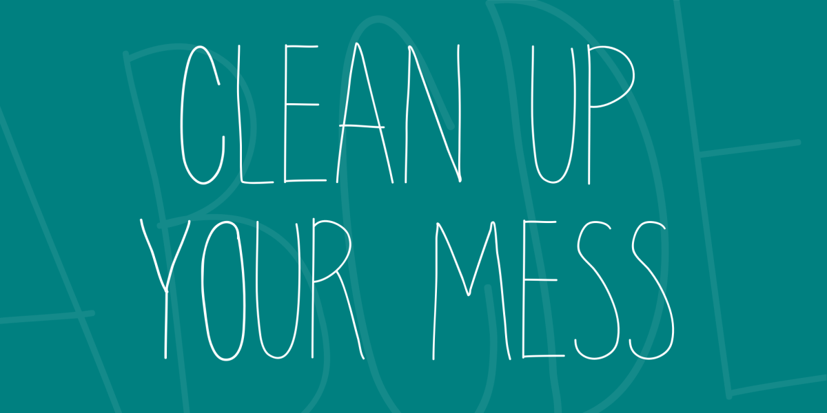 clean up your mess Font · 1001 Fonts