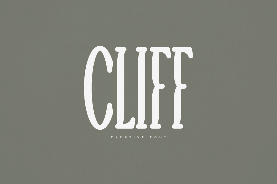 Cliff Font · 1001 Fonts