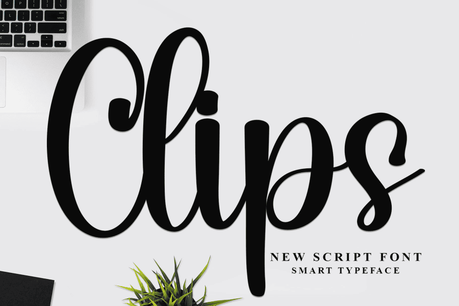 Clips Font · 1001 Fonts