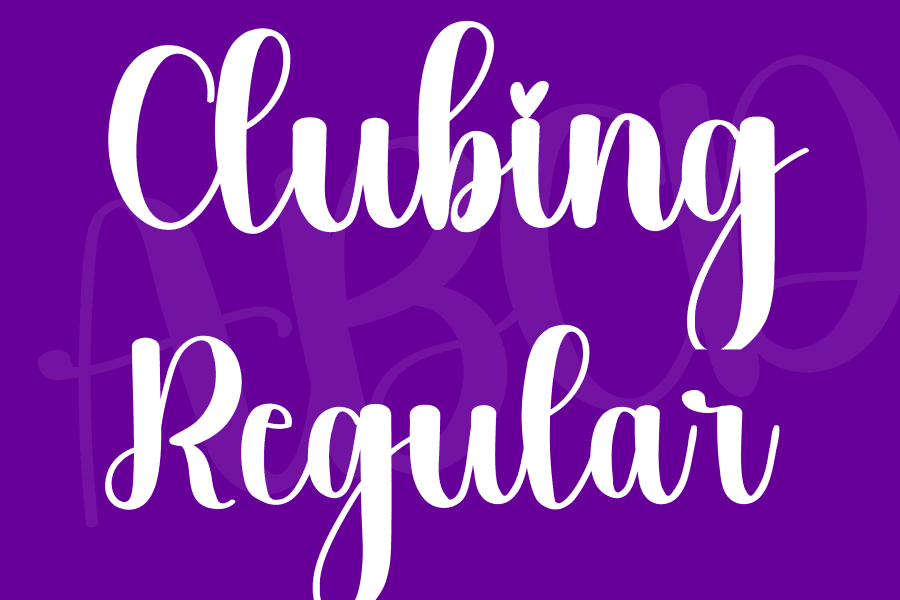 Clubing Font · 1001 Fonts