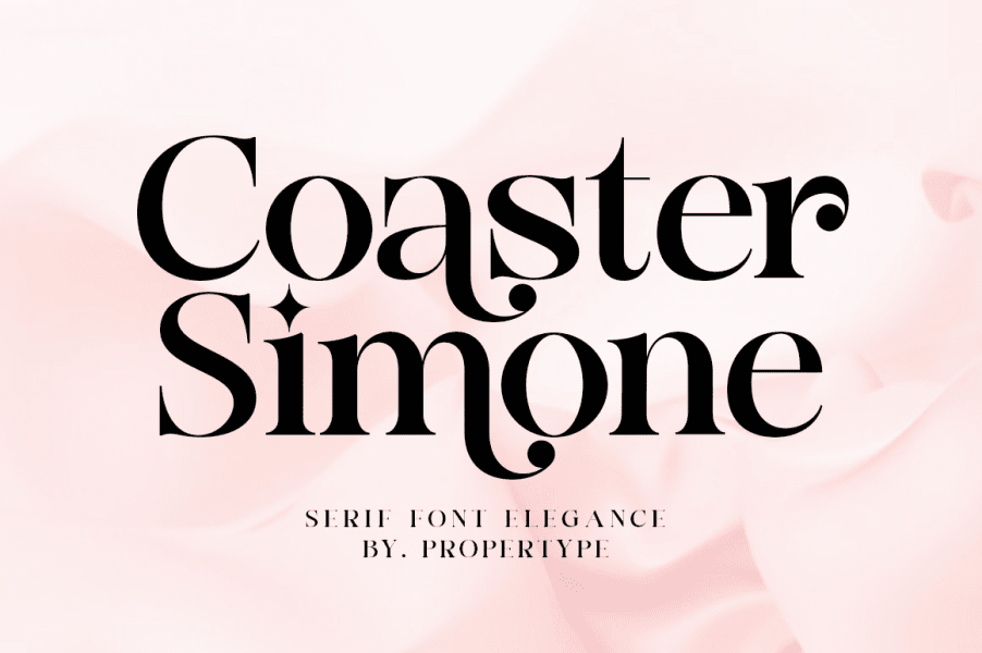 Coaster Simone Font · 1001 Fonts