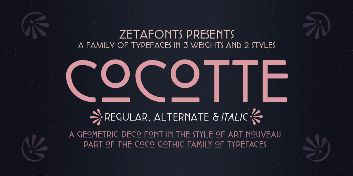 Cocotte Font Family · 1001 Fonts
