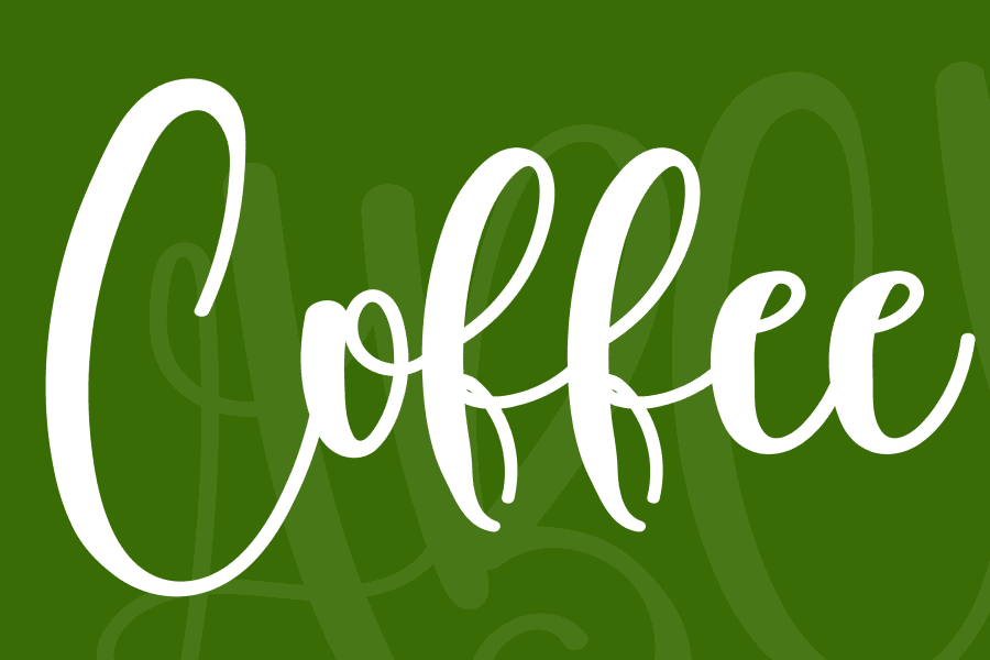 Coffee Font · 1001 Fonts
