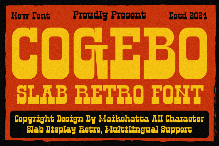 COGEBO Font Family · 1001 Fonts