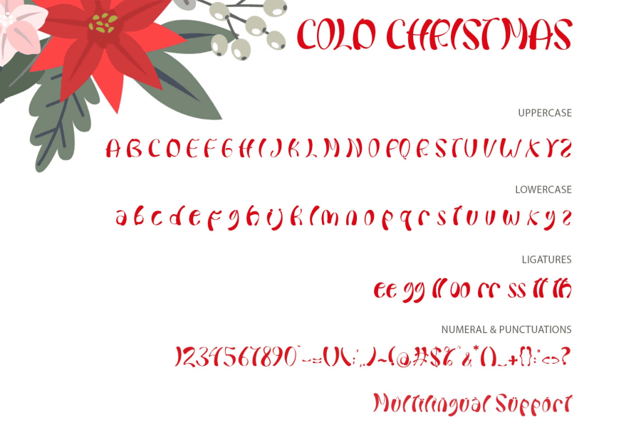 Cold Christmas Font · 1001 Fonts