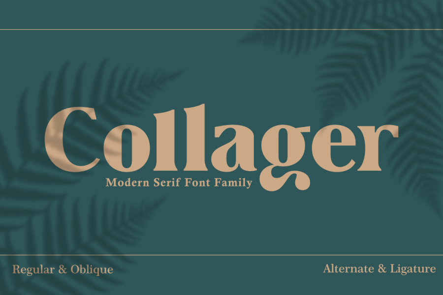 Collager Font Family · 1001 Fonts