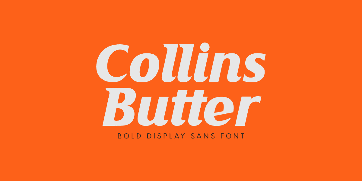Collins Butter Font Family · 1001 Fonts